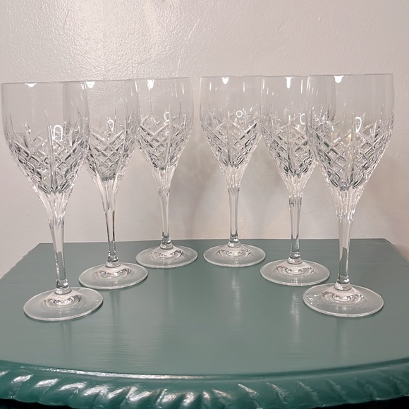 Gorham | Dining | Gorham Crystal Gabrielle Pattern Vintage Wine Glasses ...